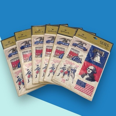 6 NOS Partially Sealed Vintage 1976 America Bicentennial Hallmark ...