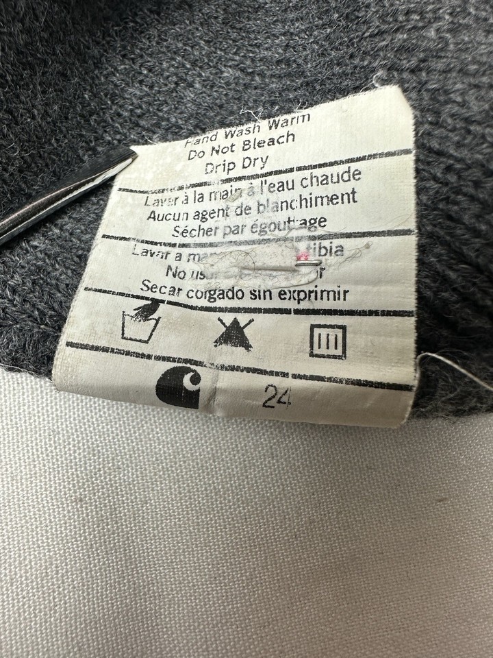 Carhartt Adult Gray Beanie RN 14806 Made In USA hat cap one size 2 ...