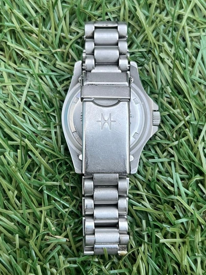 Hamilton Khaki Sub 660ft 8587 Black Dial Date Quartz Men's Watch Used ...