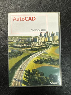 Autocad Software 2011 Civil 3D DVD Disk w/ Product Key, No Serial ...