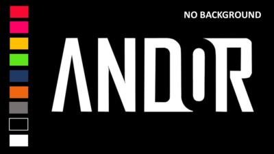 ANDOR, STAR WARS, ROGUE ONE, Decal Stickers for Cars, Windows, Laptops ...