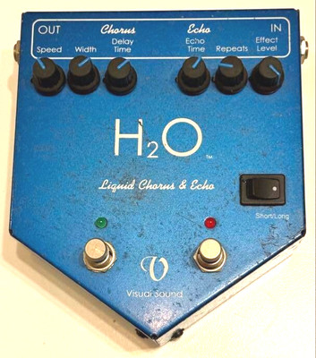 TRUETONE H2O Visual Sound Liquid Chorus & Echo Guitar Effect Pedal ...