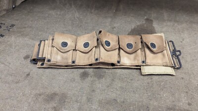 LCC & CO WWI cartridge belt w/ 1911 magazine pouch 1918 | eBay