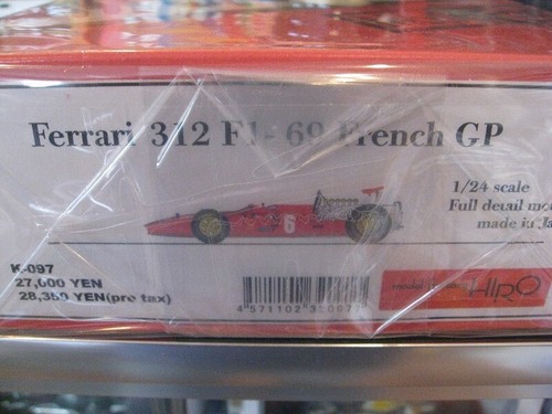 MFH Model Factory Hiro 1/24 Scale Ferrari 312F1-69 French GP | eBay