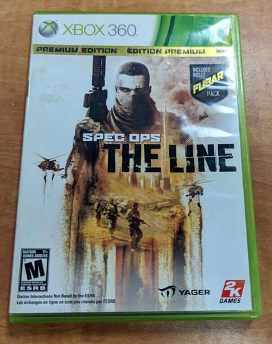 Spec Ops The Line Premium Edition Microsoft Xbox 360 Tested & Working ...