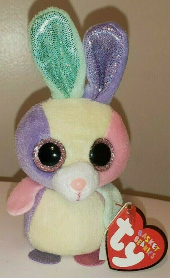 Ty Bloom & Lala Easter Basket Beanie Boo Boos 3-4" MWMT 2015 Set of 2 ...