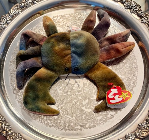 VERY RARE Claude the Crab Ty Beanie Baby with TRUE TAG ERROR ...