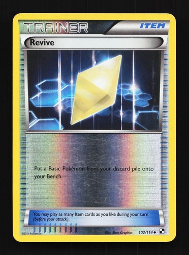 Pokemon TCG Item Revive 102/114 Trainer Black & White Holo English Card ...