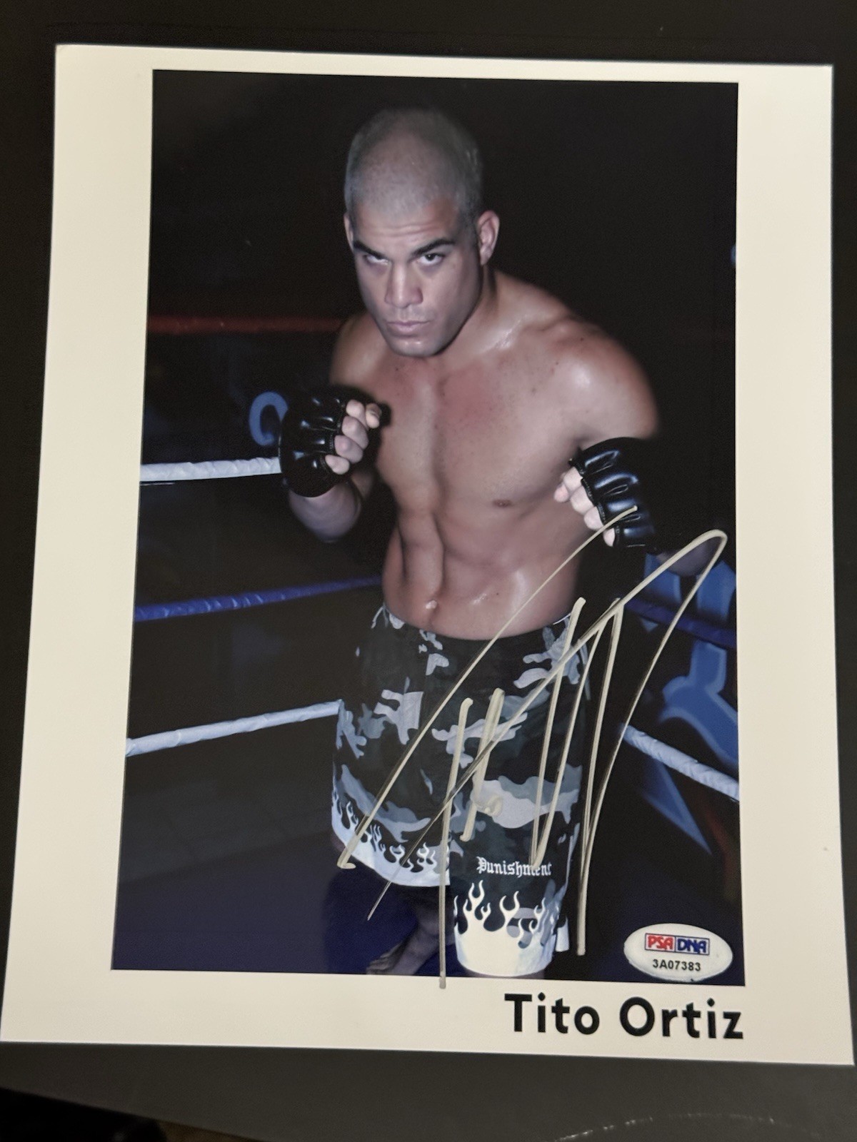 TITO ORTIZ SIGNED 8 X 10 PHOTO UFC LEGEND PSA/DNA AUTHENTIC | eBay