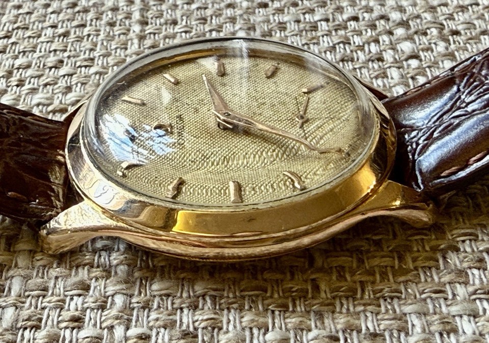 ⌚ Omega Ref. 2619 18K Gold Vintage Watch Cal. 265 1950s Swiss Hand Wind ...