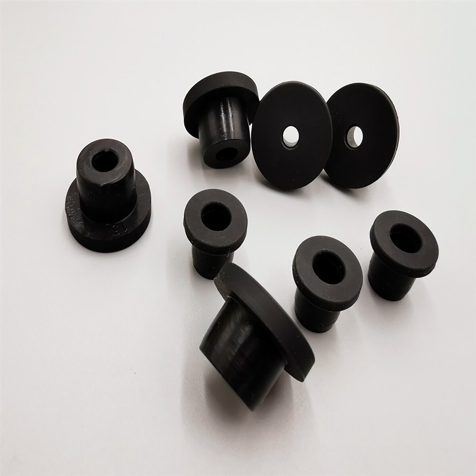 Black Silicone Rubber Plug Bungs Through Hole Cable Wiring Protector ...