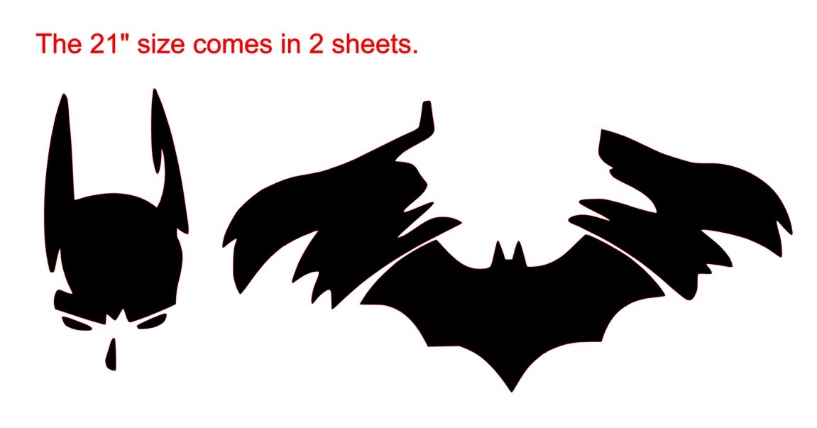 Diecut Vinyl DARK KNIGHT SILHOUETTE Batman Car Truck Decal Sticker ...
