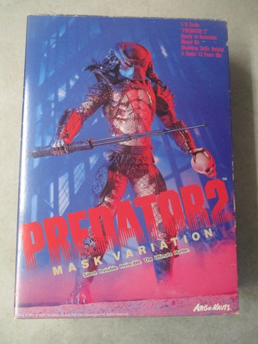 1992-1993 PREDATOR 2 MASK VARIATION 1/6 SCALE MODEL KIT BOX ONLY | eBay
