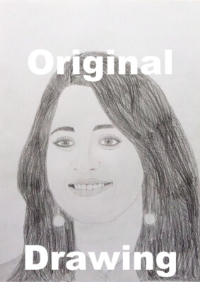original drawing ANUSHKA SHETTY Bollywood celebrity - au | eBay UK