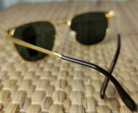 B&l Ray-Ban W0386 Arista G15 UV Glass Signet Horn Rimmed Sunglasses ...