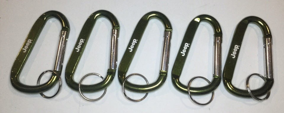 Jeep Carabiner KEYCHAIN clip cherokee CJ5 CJ7 WRANGLER RUBICON key ring ...