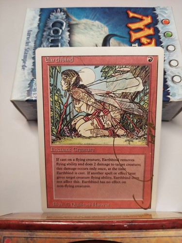 1x Earthbind **Gold Ink signed by QUINTON HOOVER** - Revised - SPARROW ...