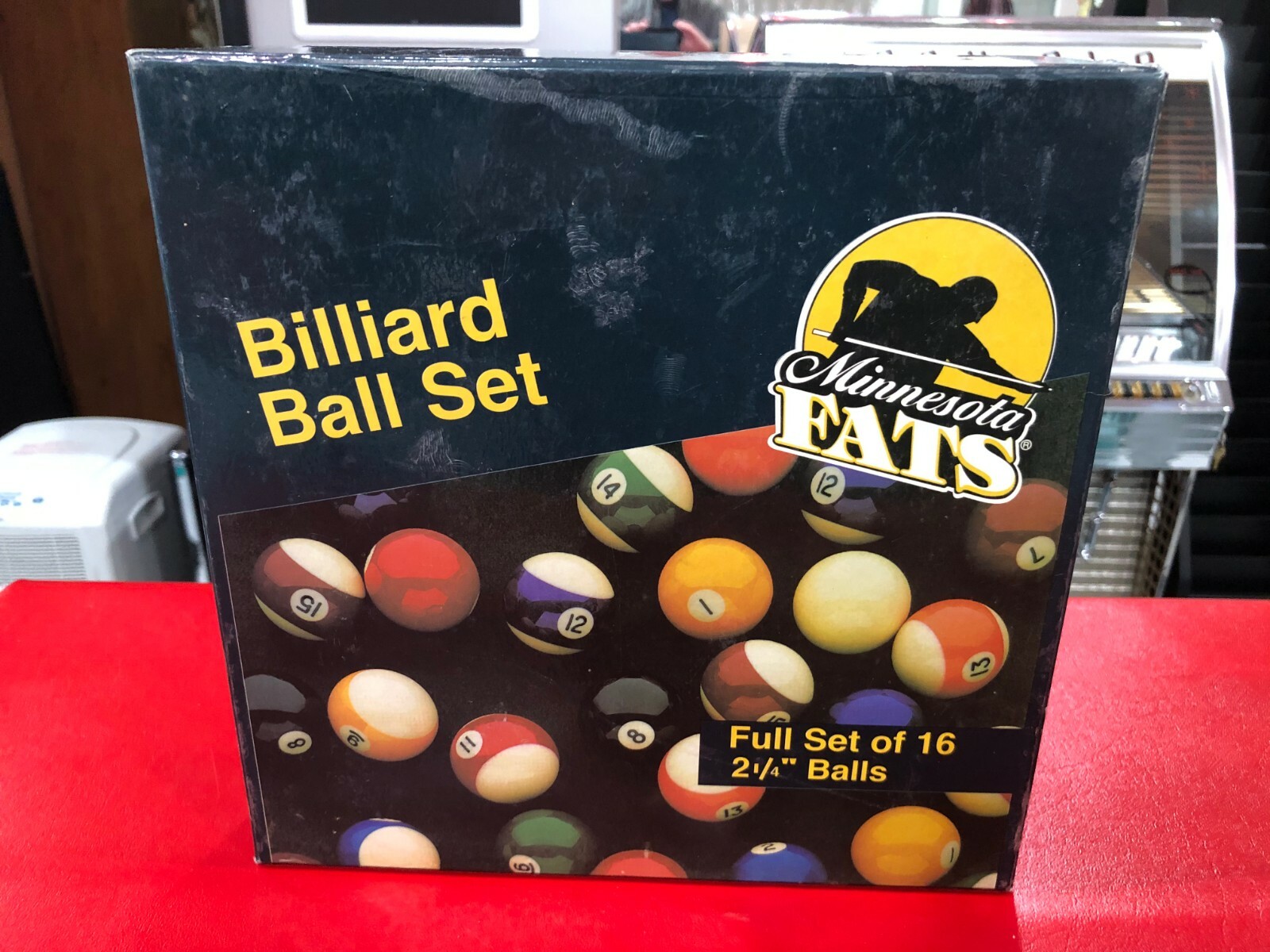 Minnesota Fats Billiard Ball Set (Sixteen 2 1/4 " Balls) Vintage Look W ...