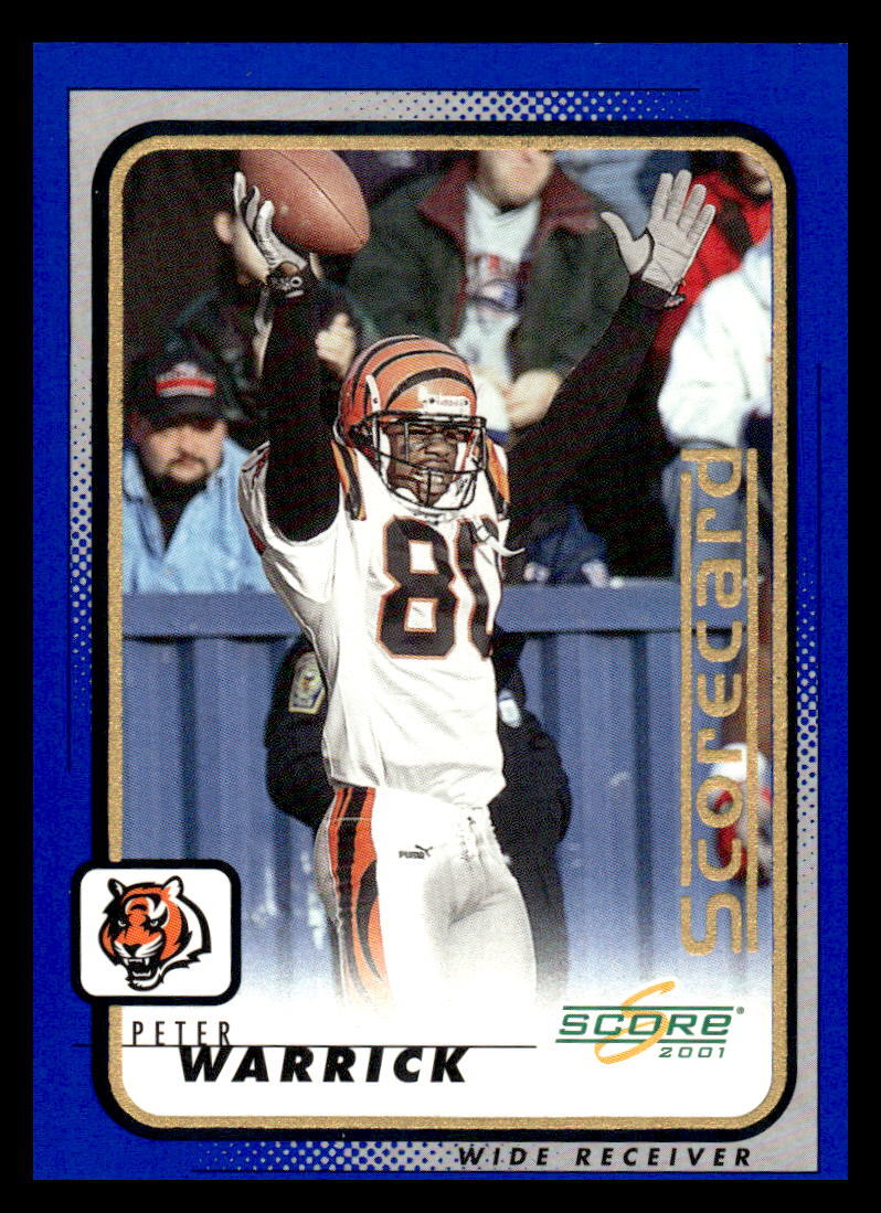 2001 Score #44 Peter Warrick Scorecard #/185 | eBay