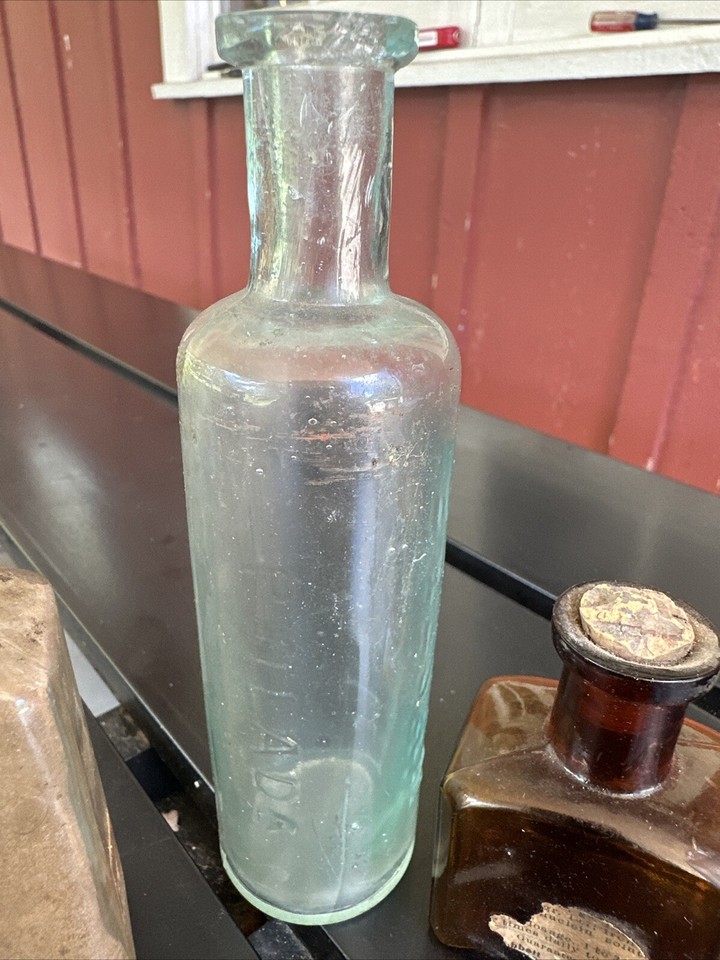 Dr. D. Jaynes Carminative Balsam Phil. OP Medicine Bottle & Abbott ...