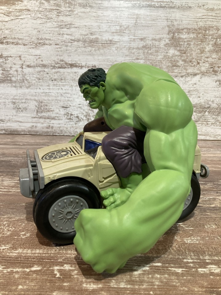 Marvel Avengers HULK Smash Jeep- Jakks Pacific- Tested Works NO REMOTE ...
