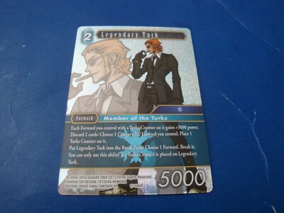 Final Fantasy Legendary Turk 17-042R Foil NM/M Rebellion's Call | eBay