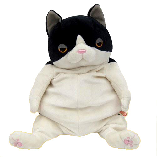 Shinada Global Mochi-Neko Cat Black White Hachiware S/ M/L Size Plush ...