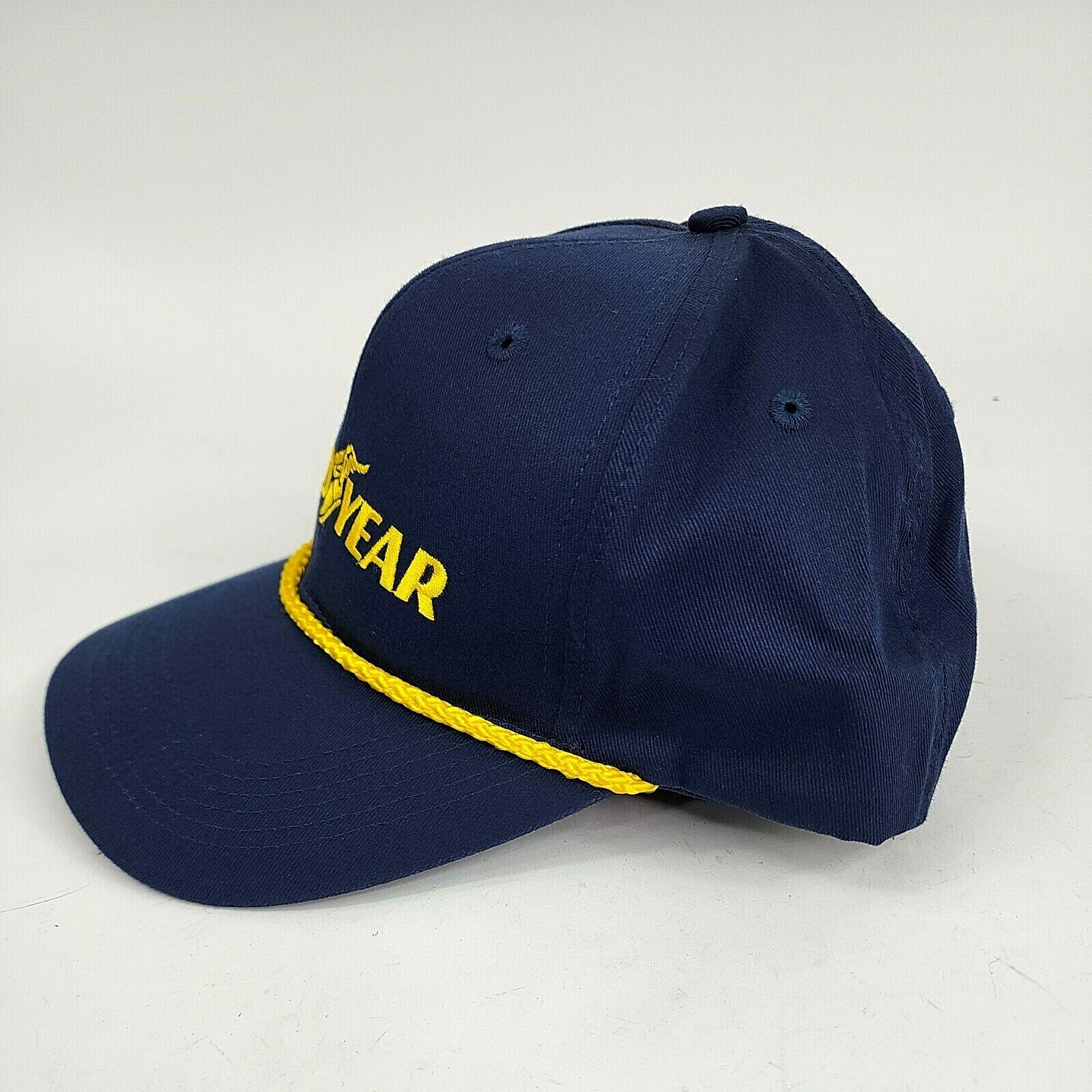 Vintage Goodyear #1 In Racing Swingster Snap Back Trucker Hat Blue Gold ...