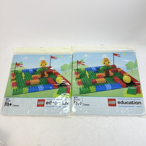 4 Pieces Lego 9071 Duplo Base Plates 15" x 15" Red & Green Sealed Lego ...