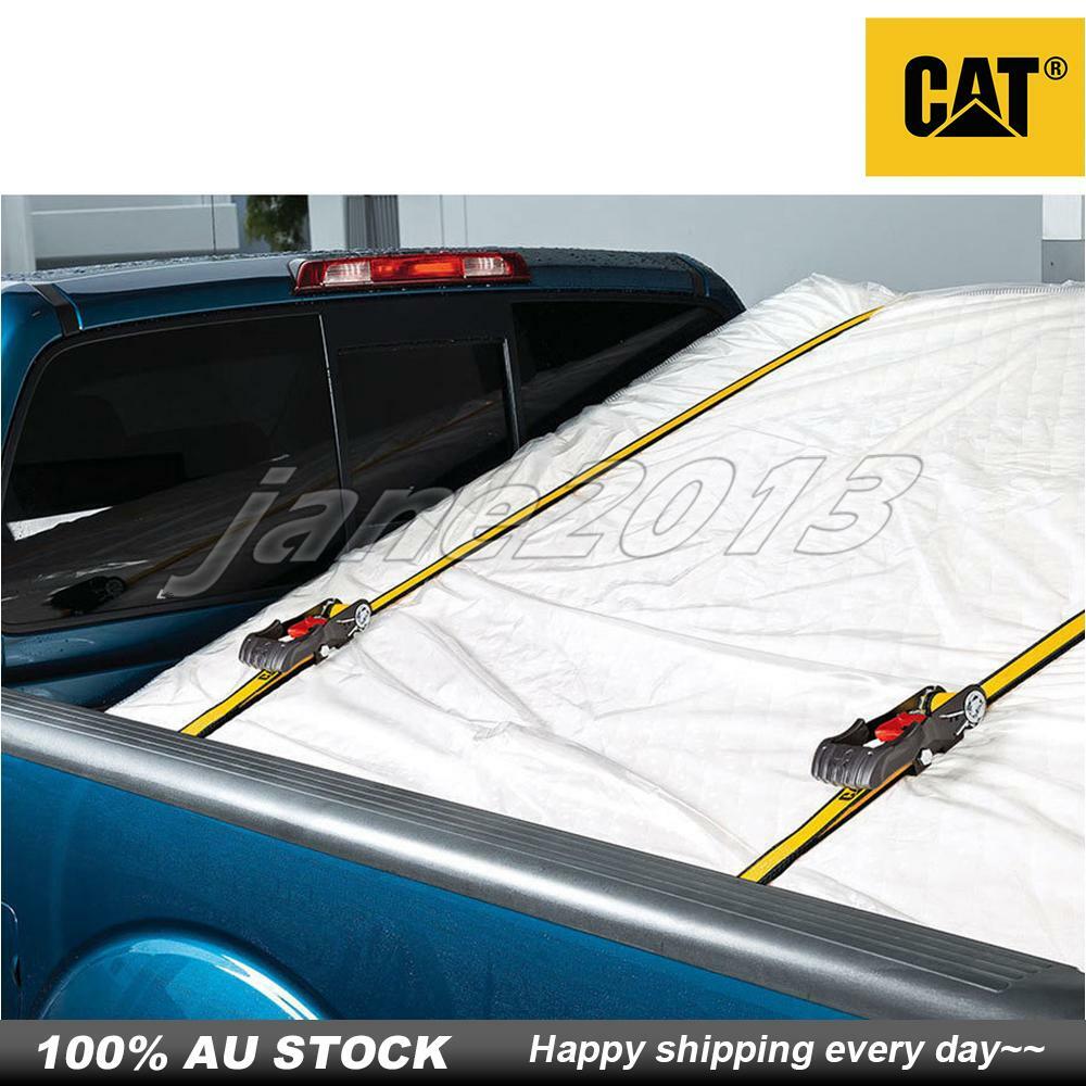 AU Caterpillar 4.87m-L 3.8cm-W Strap Heavy Duty 4PC CAT Ratchet Tie ...