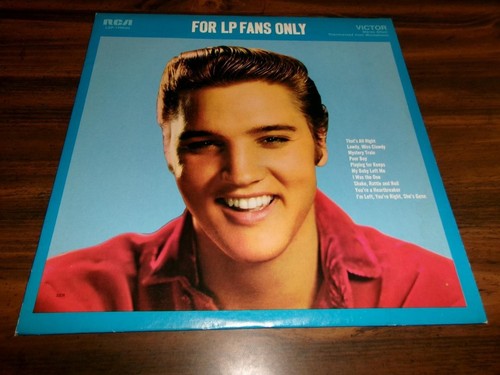 ELVIS, FOR LP FANS ONLY, LP RCA, LSP-1990(e) BLACK LABEL, 1976 REISSUE ...