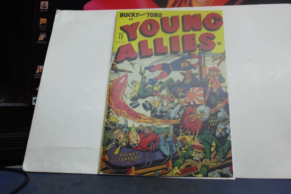 GOLDEN AGE REPRODUCTION COVERS (4 DIFFERENT) PLUS MANY PAGES TO YOUNG ...