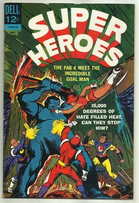 SUPERHEROES #3 (The Fab 4, The Coal Man! Molno / Trapani Art) Dell ...