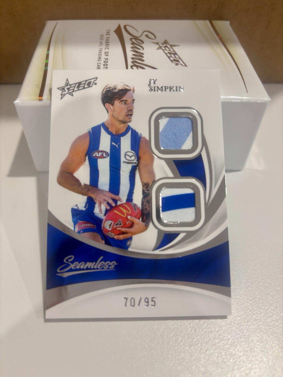 2025 AFL Select Seamless Jy Simpkin Solo Dual Patch #70/95 | eBay UK