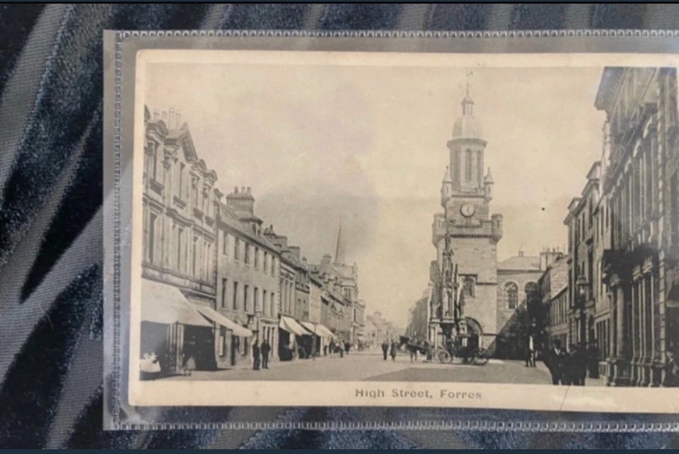 Vintage Postcard – High Street, Forres – Valentine’s Bromotype Series B ...