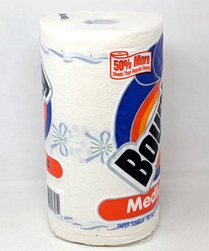 New Vintage Bounty Medleys Big Roll Heart Floral Bow Bouquet 2 Ply ...