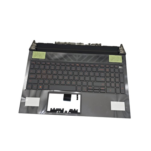 New Black Palmrest Keyboard RGB White Backlit For Dell G15 5530 5531 ...