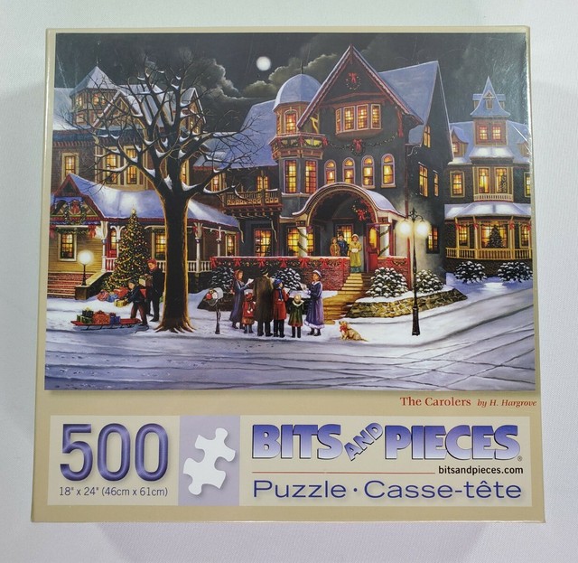 Bits and Pieces 1000 Piece Christmas Puzzle The Carolers Hargrove 20 X ...