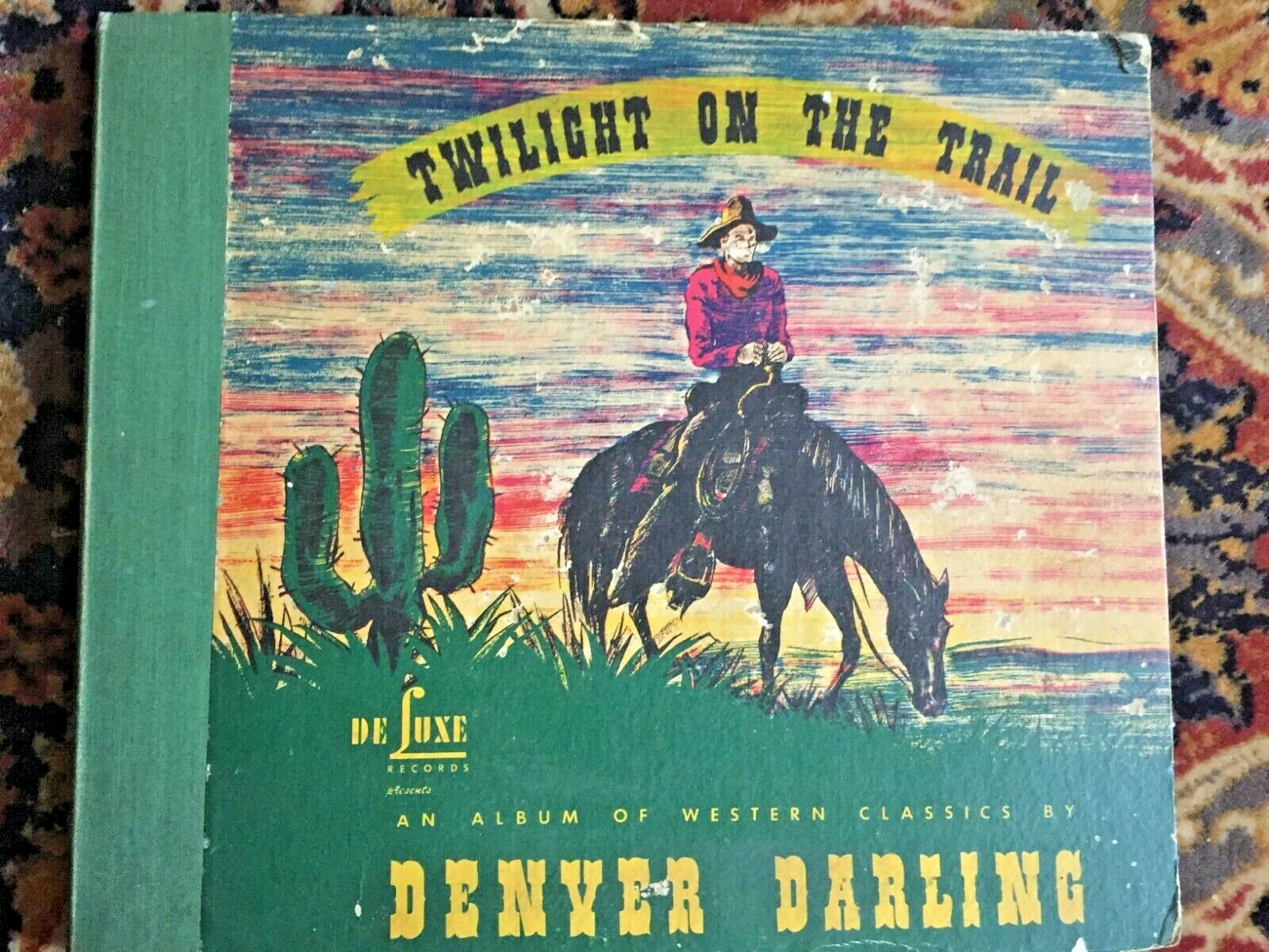 DENVER DARLING TWILIGHT ON THE TRAIL DELUXE COUNTRY RECORD ALBUM 78 SET ...