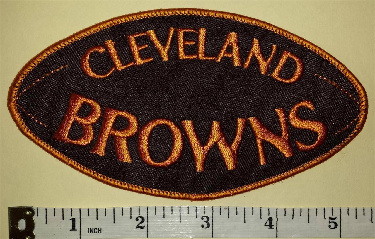 1 RARE CLEVELAND BROWNS NFL FOOTBALL EMBLEM CREST PATCH | eBay