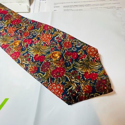 Bert Pulitzer Dayton's Collectors Edition Men's Silk Floral Neck Tie | eBay