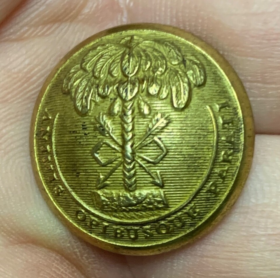 South Carolina Militia Civil War Coat Button | eBay