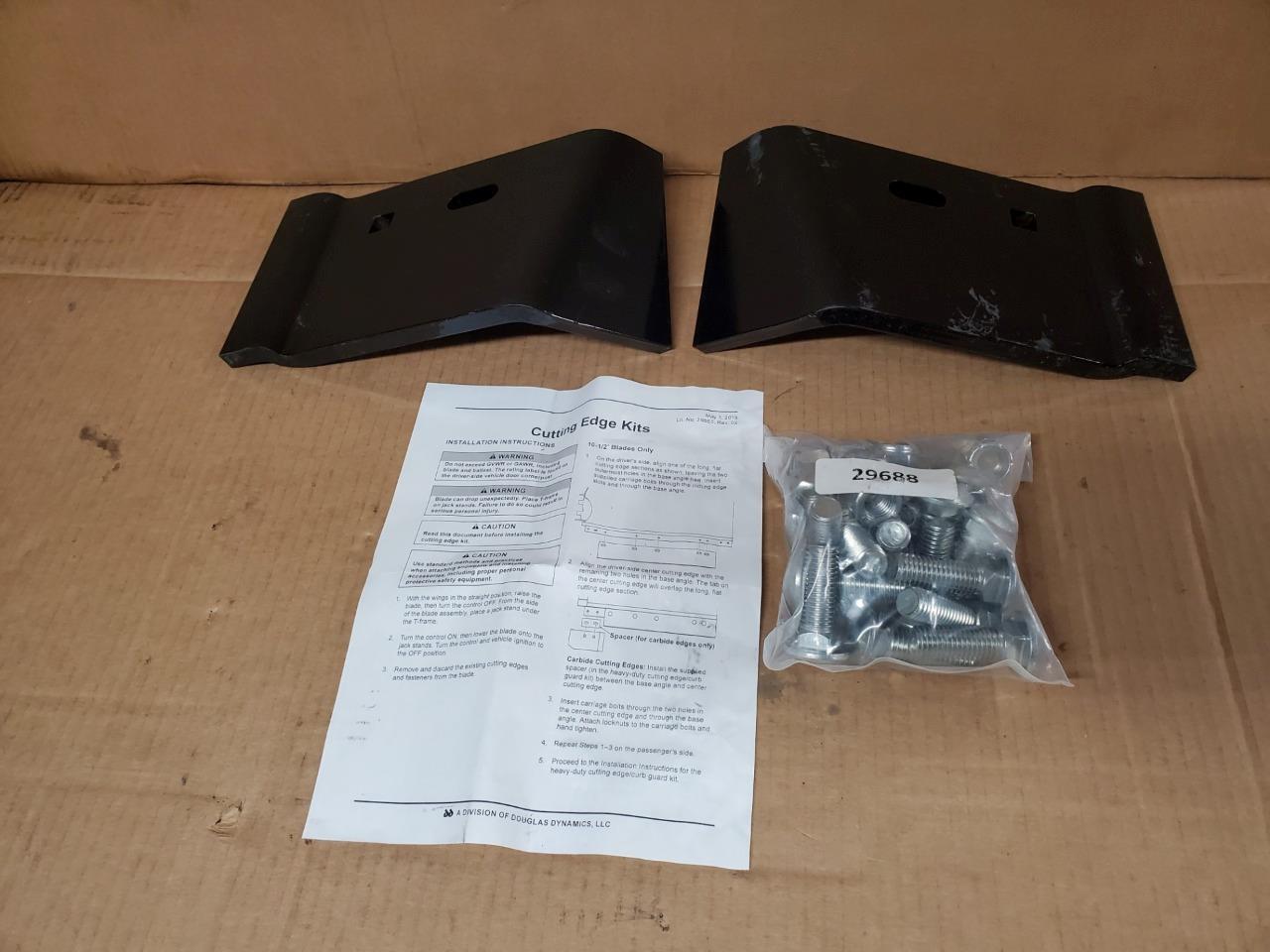 Western V-Plow Center Steel Cutting Edge kit 29675-1 Snow MVP Plus MVP3 ...