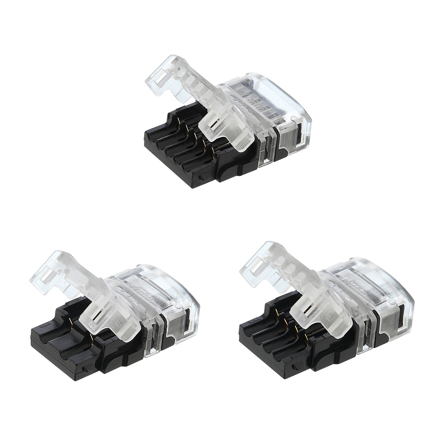 2/4/5Pin Hippo Wire Adapter Clips Connector for LED Light Strip 5050 ...