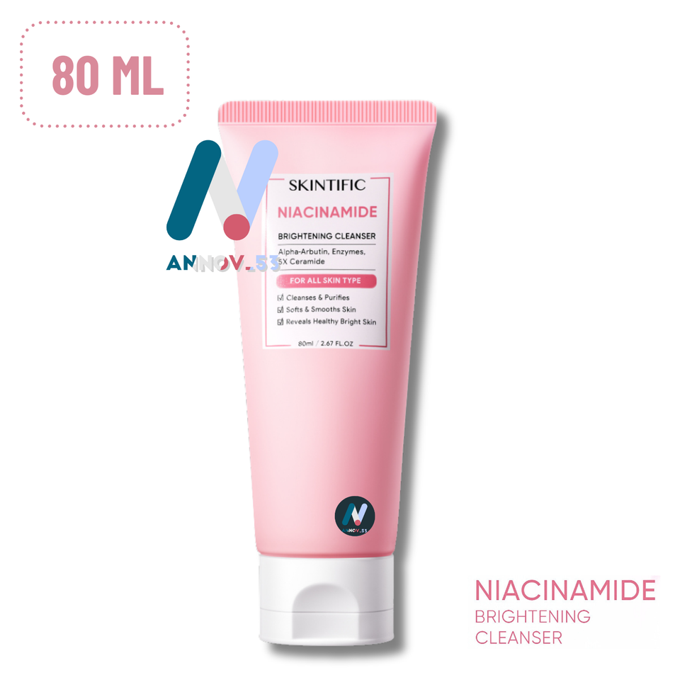 SKINTIFIC Niacinamide Bright Cleanser Facial Wash Antioxidant Radiant ...