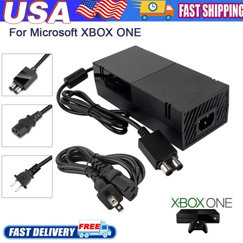 AC Adapter Brick Power Supply Cable Cord Charger For Microsoft XBOX ONE ...