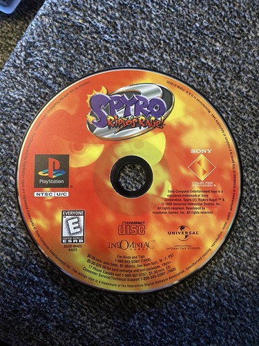 spyro 2 ripto's rage ps1 Disc Only | eBay