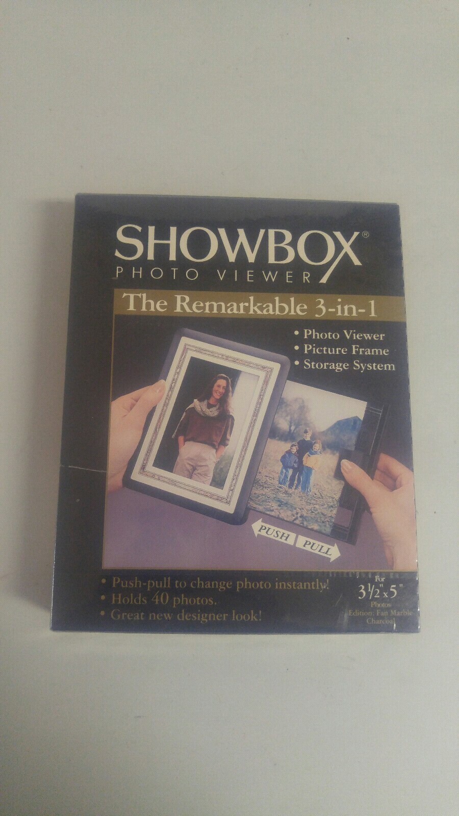 NIB Showbox Photo View 3 in 1 Picture Viewer Frame Storage System ...