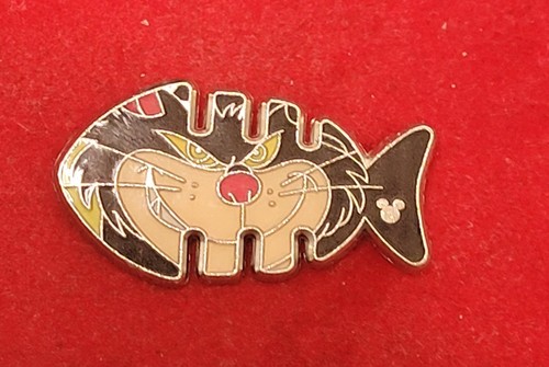Disney Trading Pin, Cat fishbones, Lucifer, Cinderella, Hidden Mickey ...