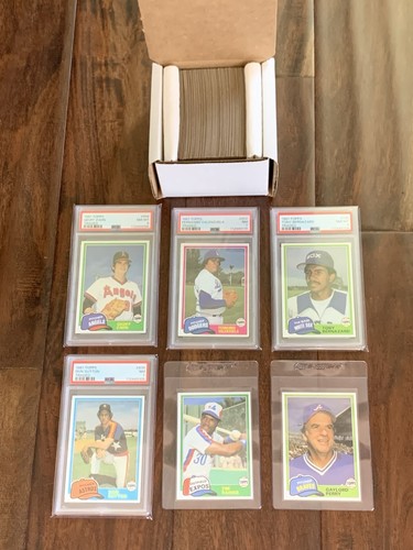 1981 Topps Traded Complete Baseball Set Fernando Valenzuela Tim Raines ...